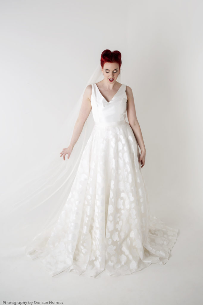 Devore Rose Dress - Freja Designer Dressmaking