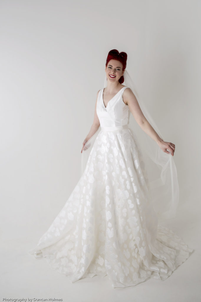 Devore Rose Dress - Freja Designer Dressmaking