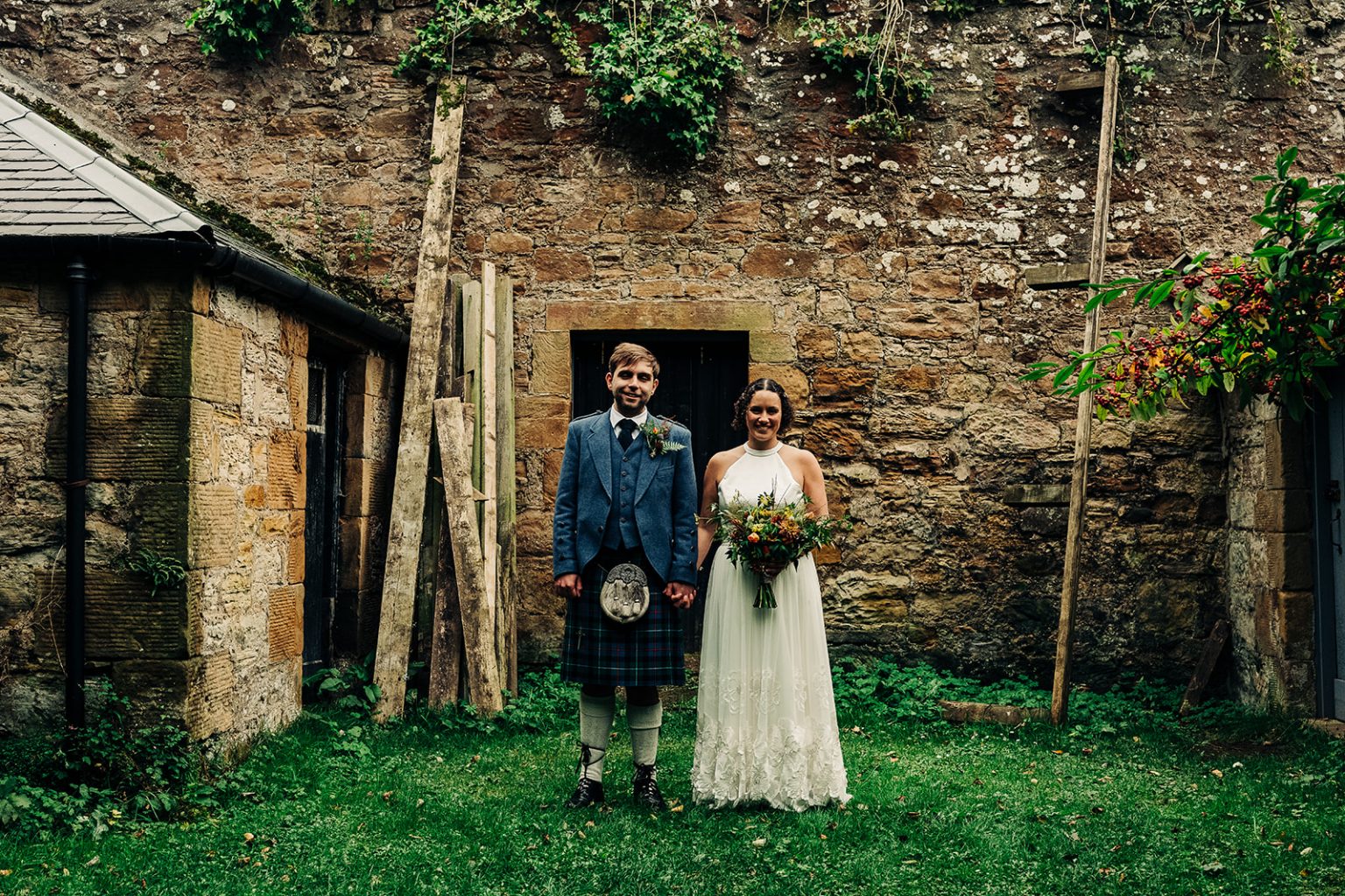 Cambo Estate wedding - Freja Designer Dressmaking